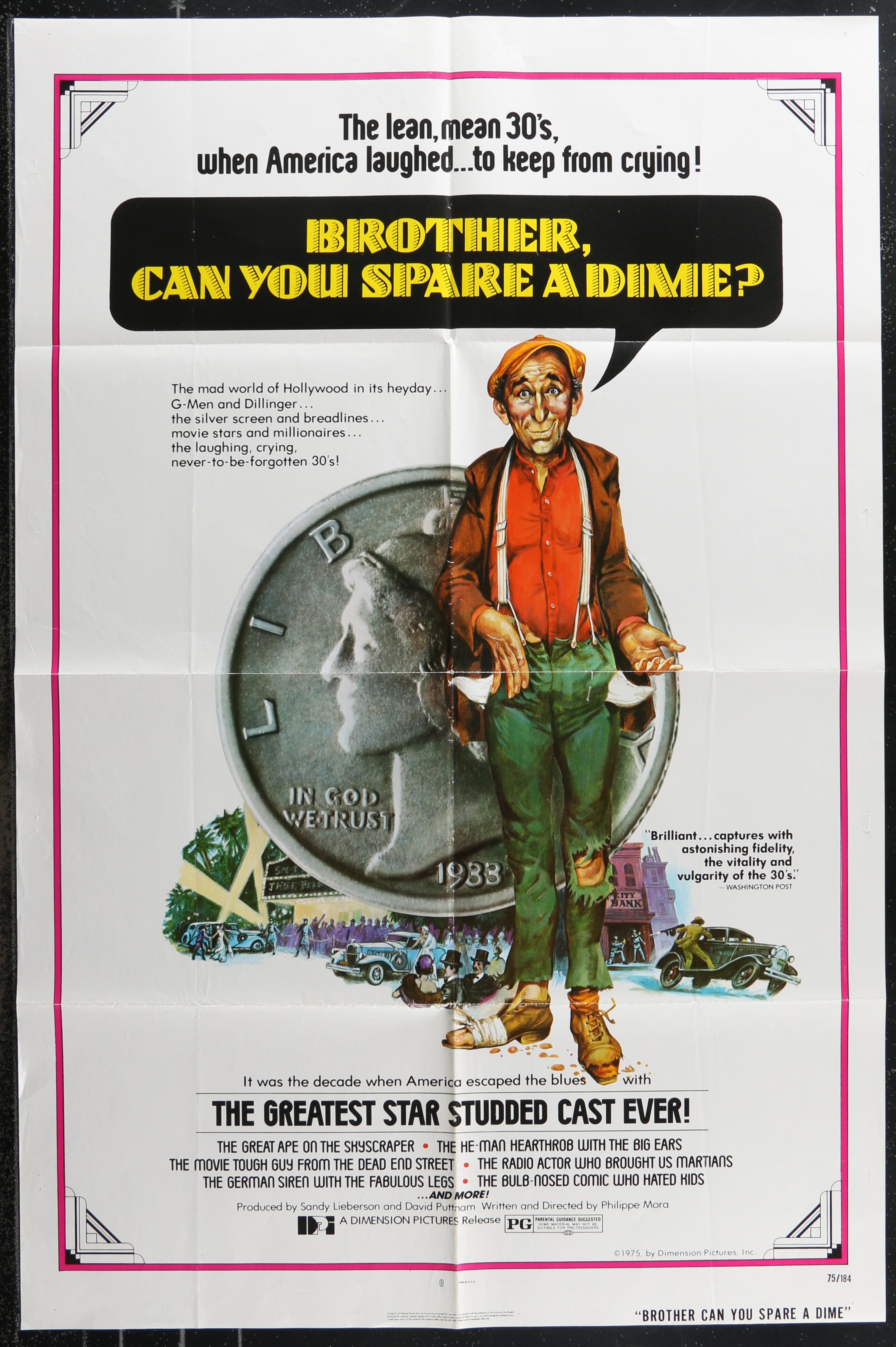 Brother, Can You Spare A Dime? (1975) Original US One Sheet Movie Post ...