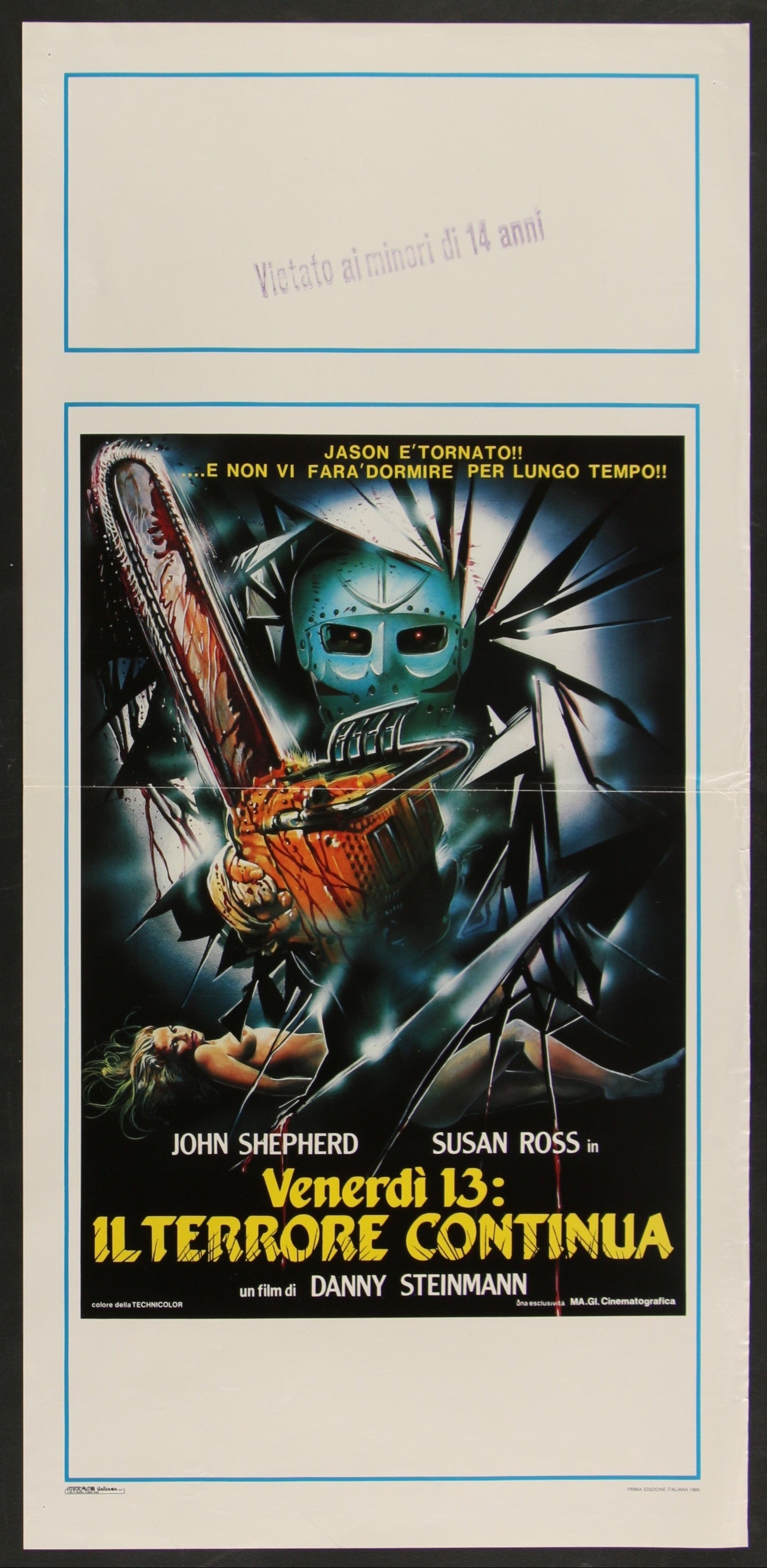 Friday The 13th Part V: A New Beginning (1986) Original Italian Locand ...