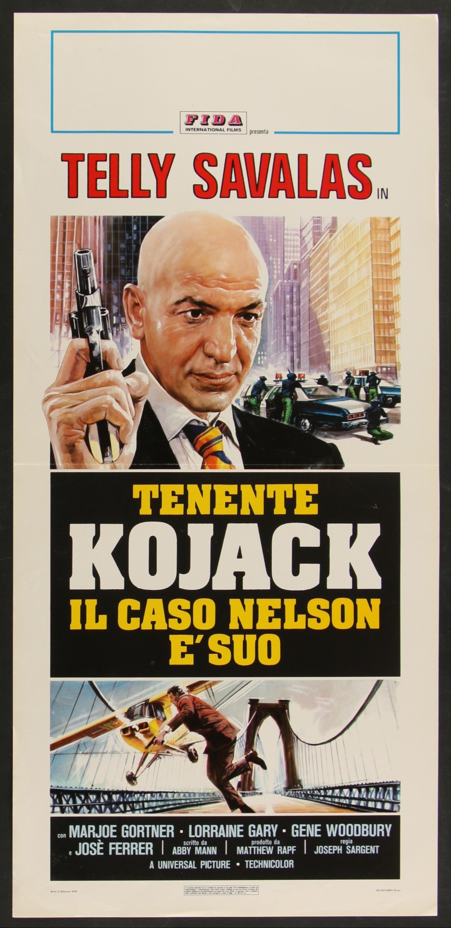 Kojak: The Marcus Nelson Murders (1978) Original Italian Locandina Mov ...