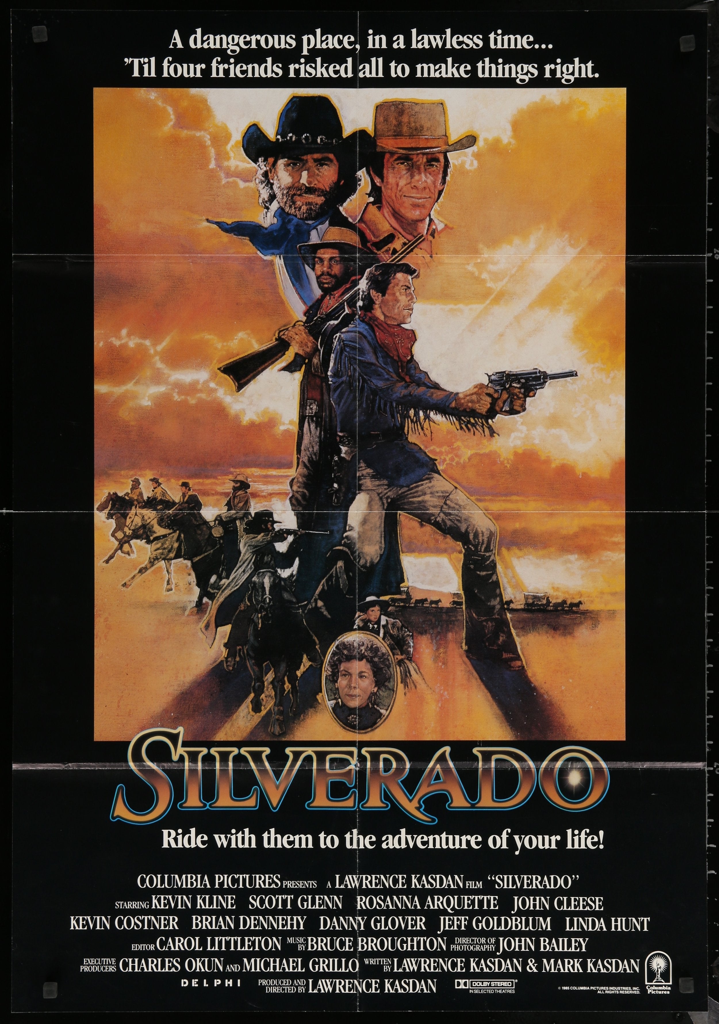 Silverado (1985) Original US One Sheet Movie Poster – Steelbook Life