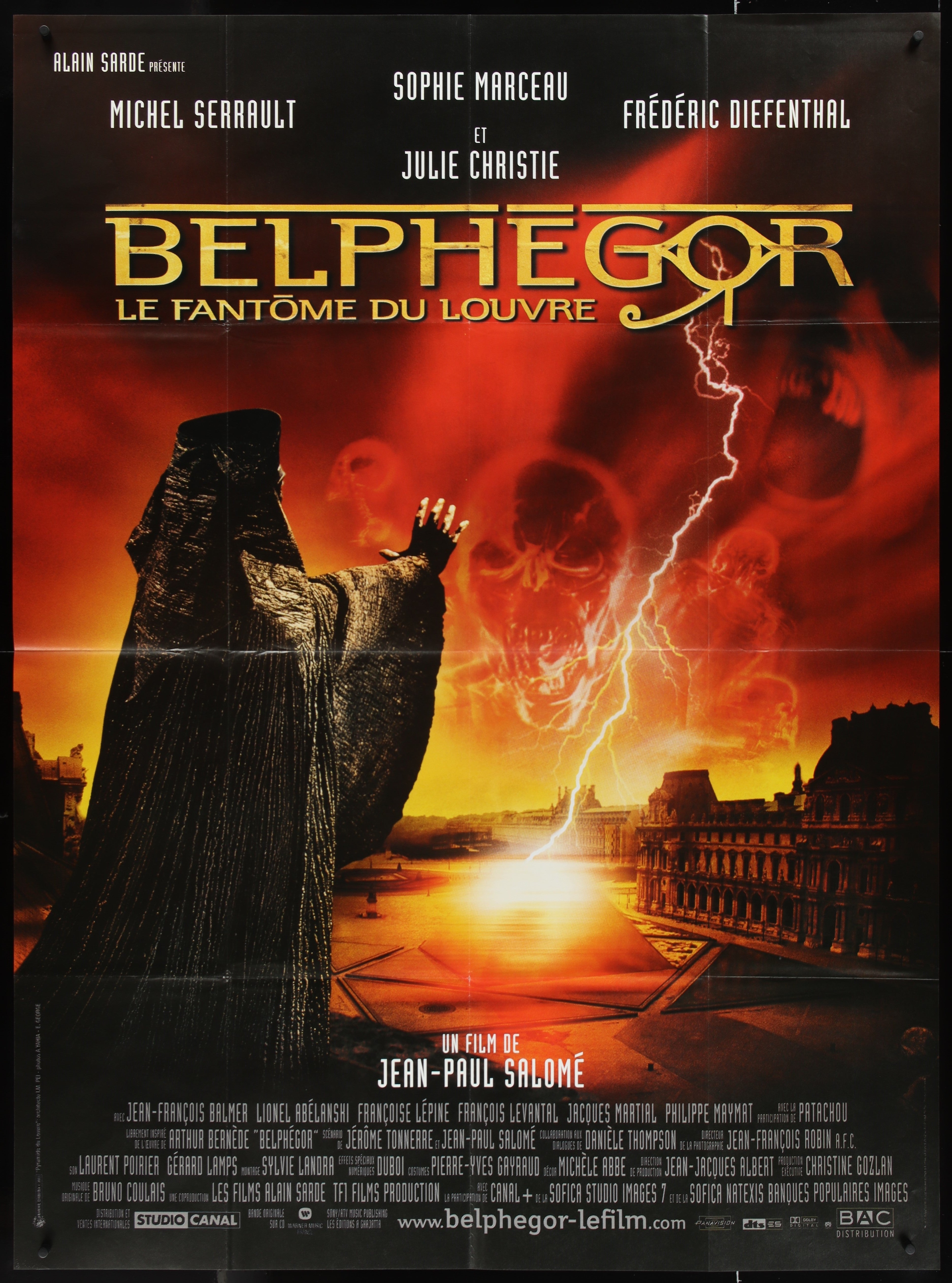 Belphegor - Le Fantome du Louvre (2001) Original French One Panel Movi ...