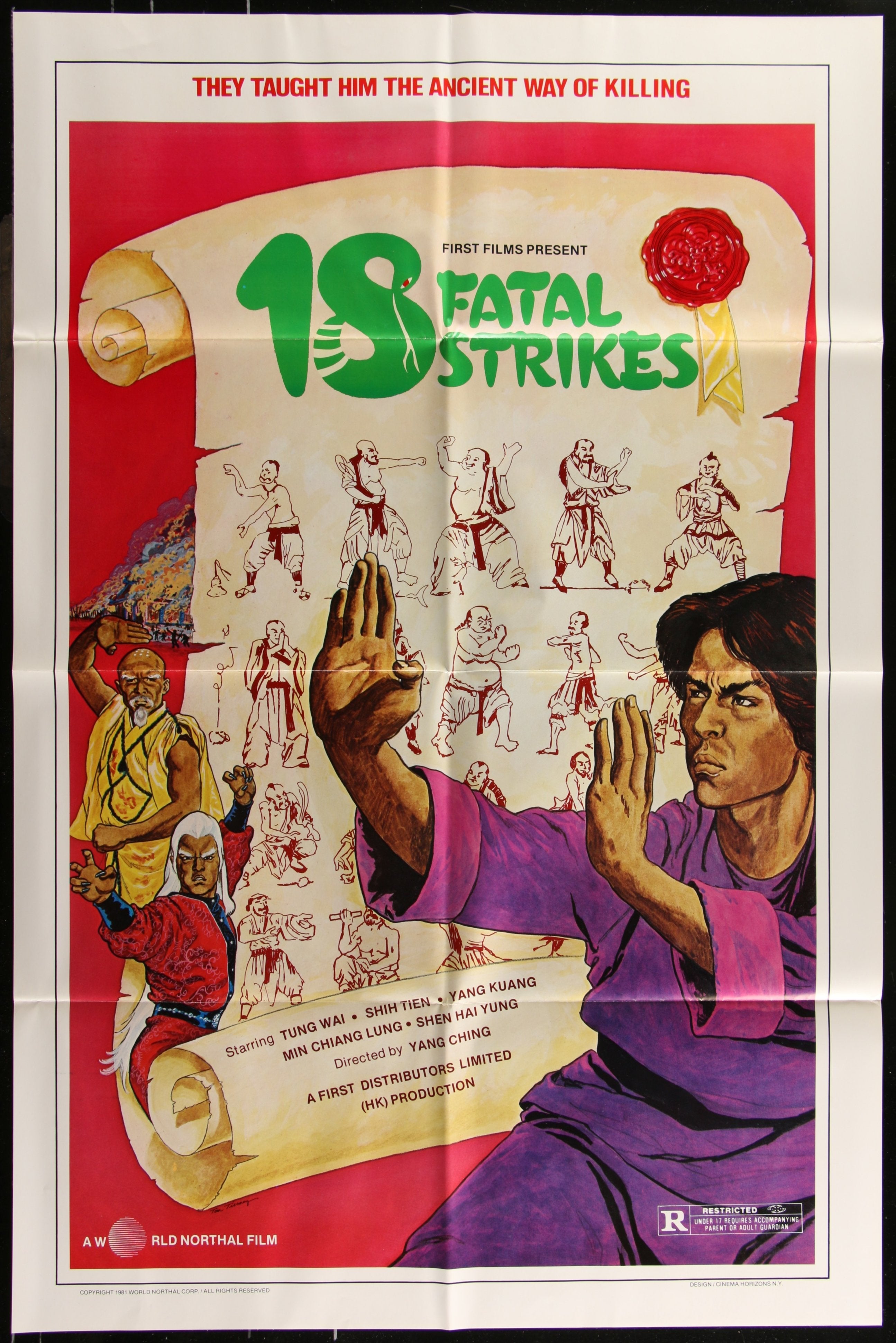 18 Fatal Strikes (1981) Original US One Sheet Movie Poster – Steelbook Life