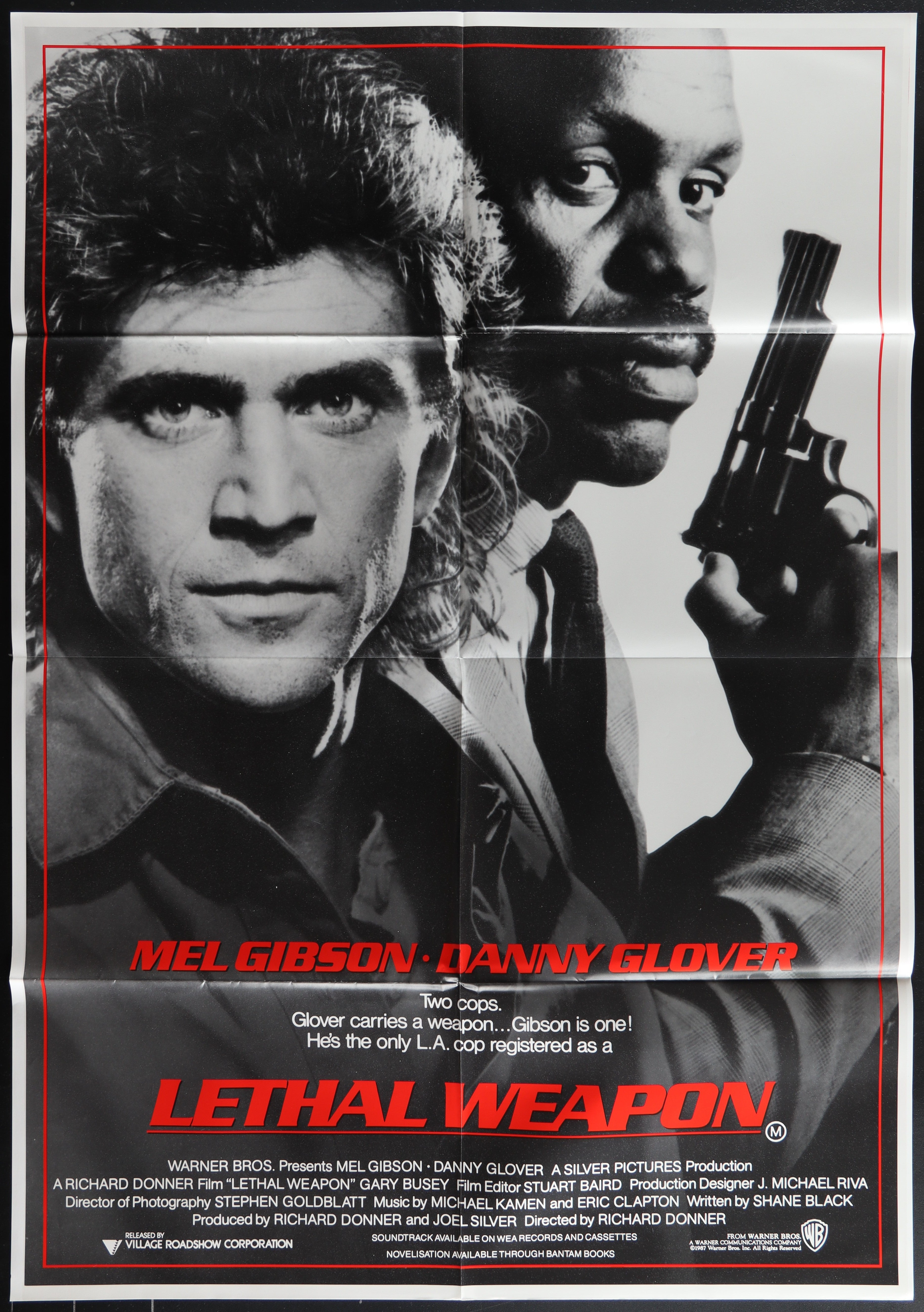 Lethal Weapon (1987) Original Australian One Sheet Movie Poster ...