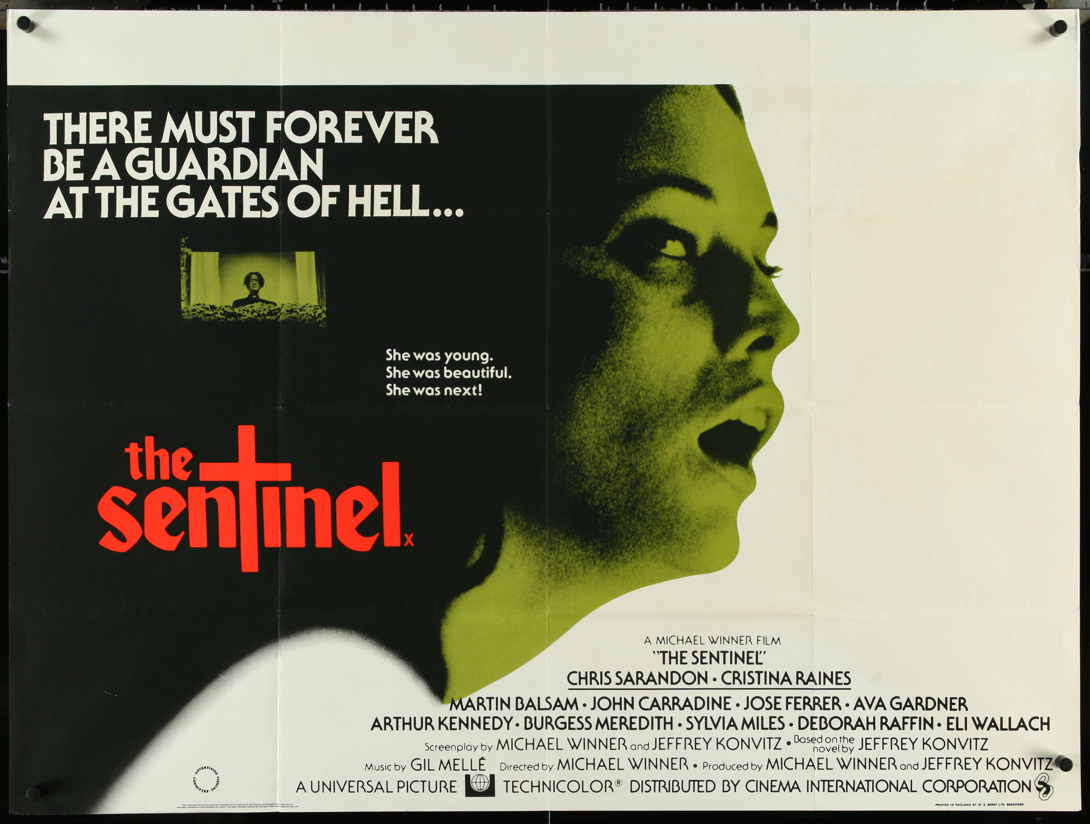 The Sentinel (1977) Original UK Quad Movie Poster – Steelbook Life