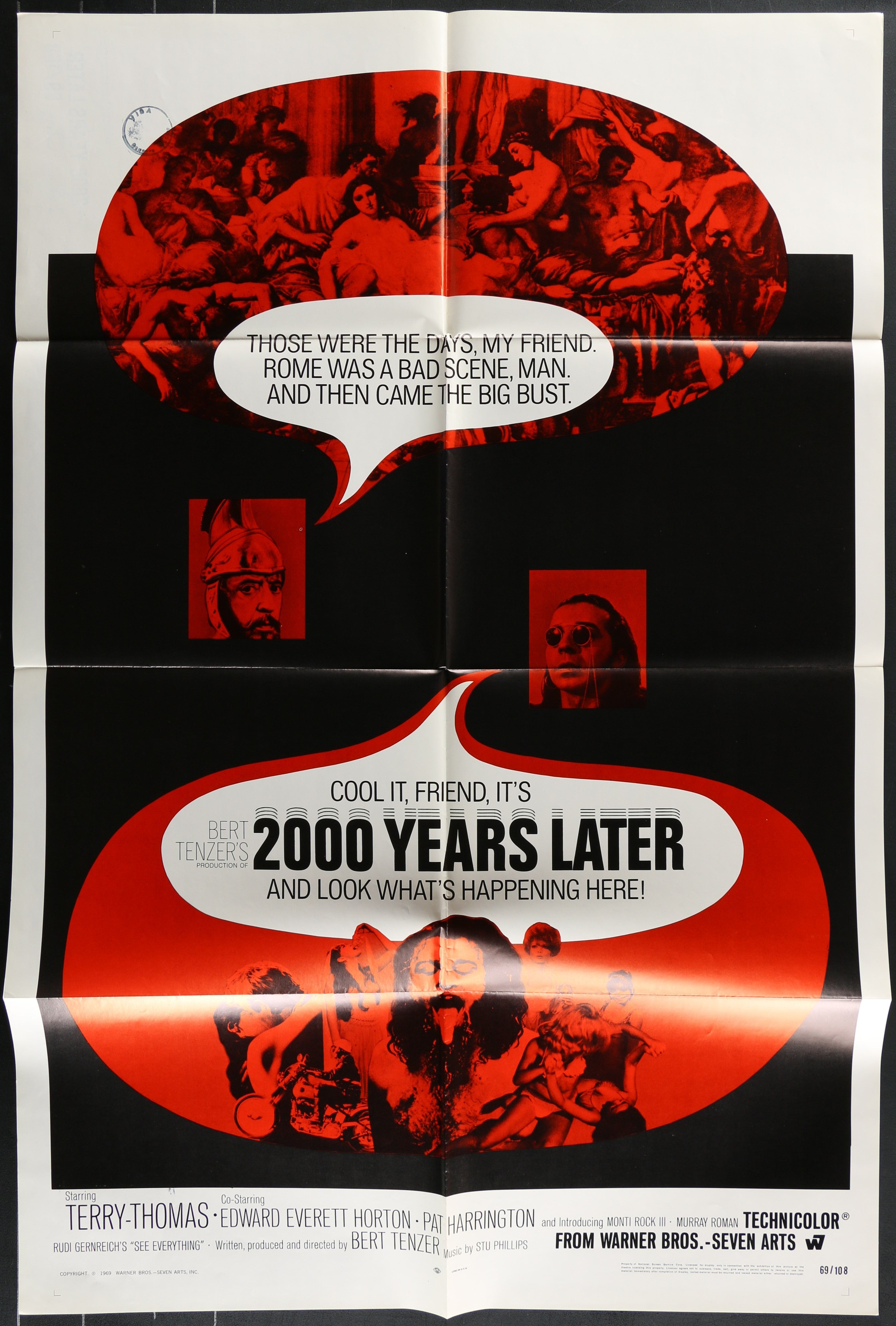 2000 Years Later (1969) Original US One Sheet Movie Poster – Steelbook Life