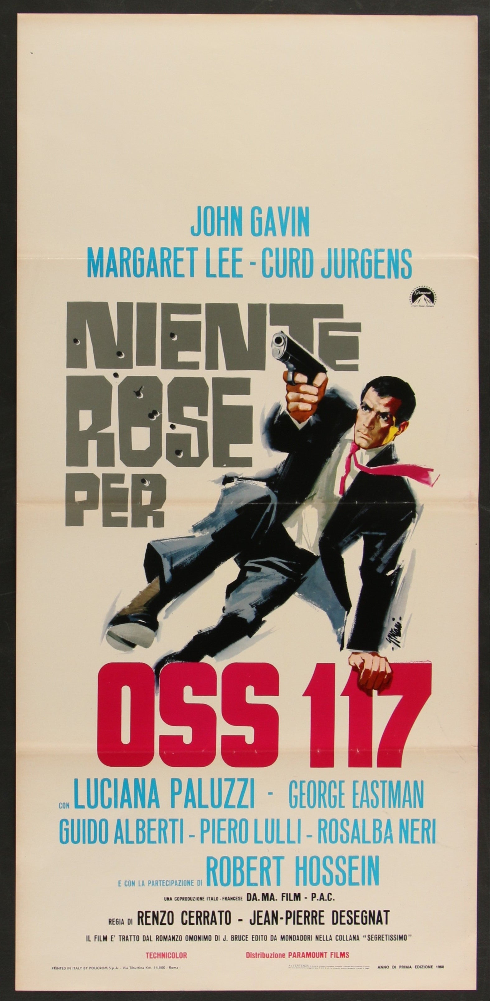 OSS 117 - Double Agent (1968) Original Italian Locandina Movie Poster ...
