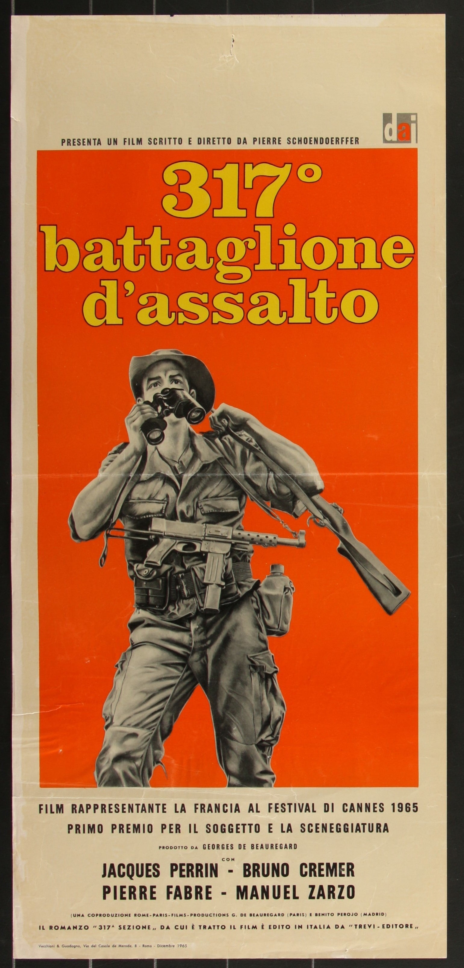 The 317th Platoon (1965) Original Italian Locandina Movie Poster ...