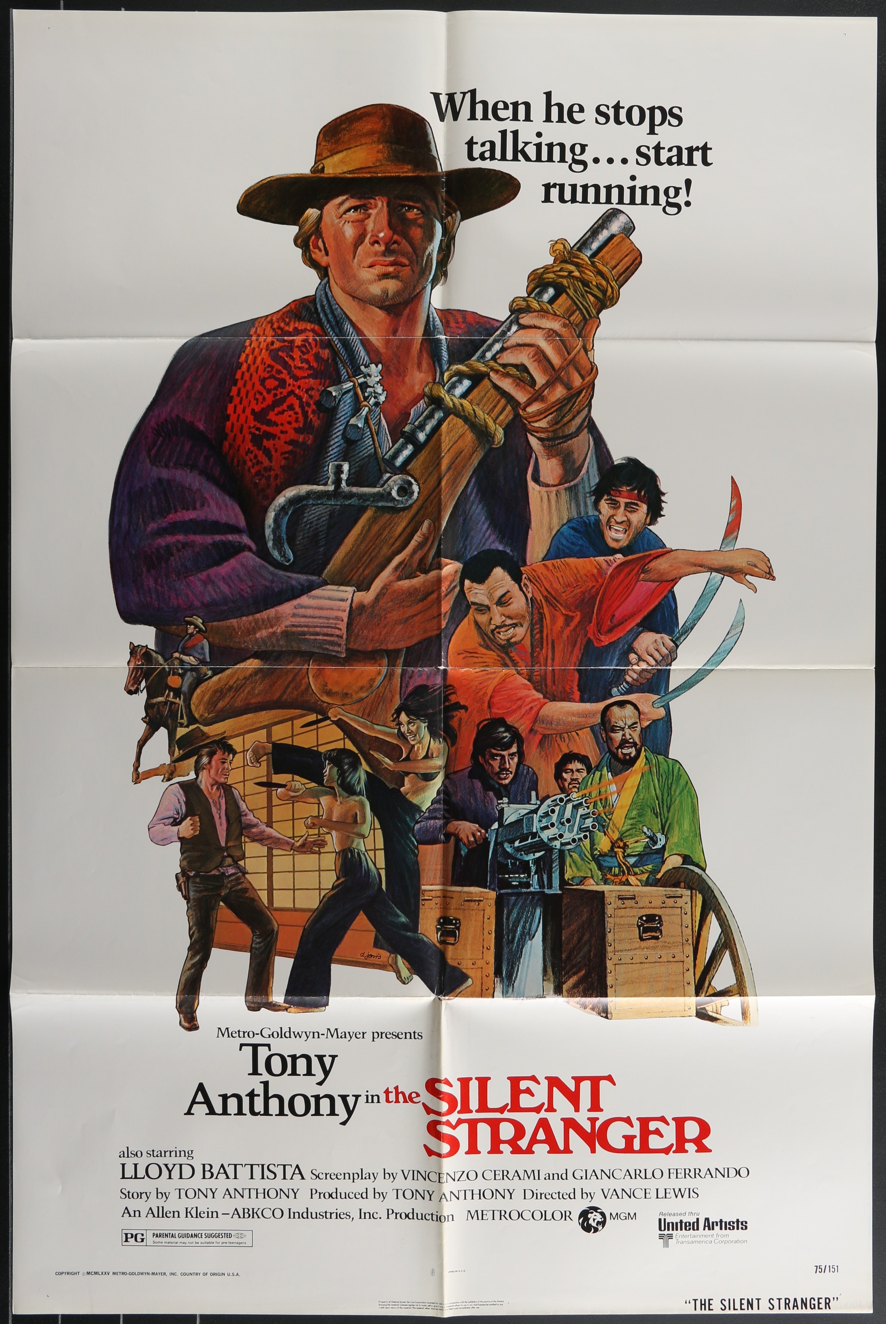 The Silent Stranger (1975) Original US One Sheet Movie Poster ...