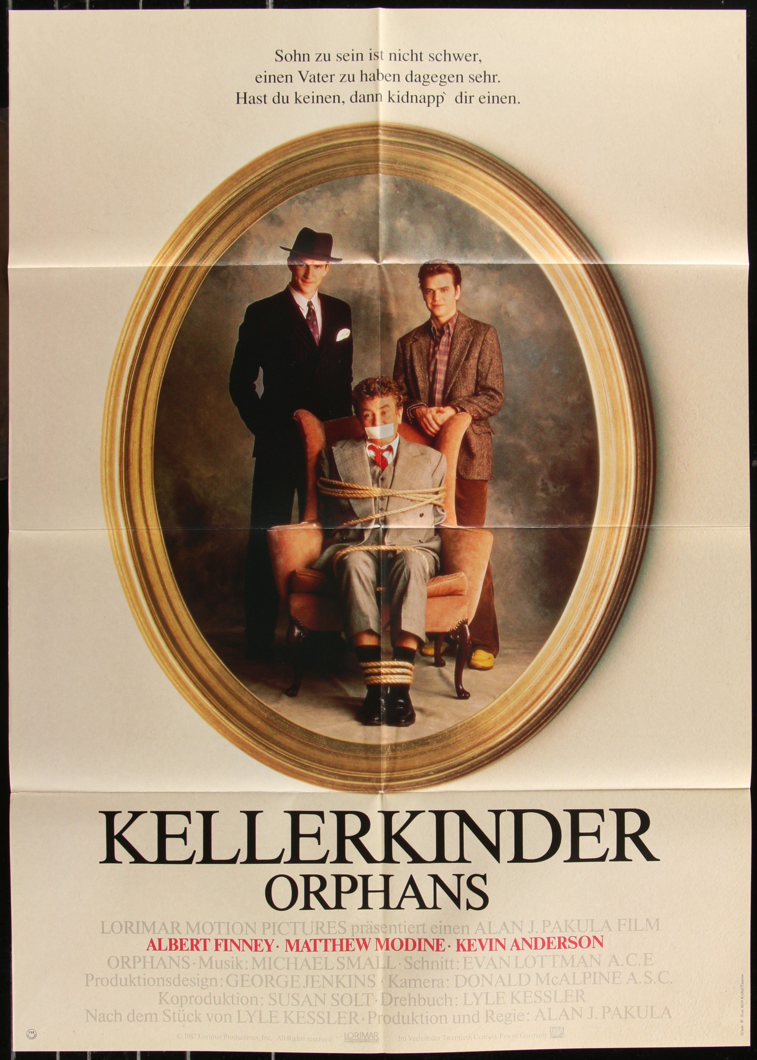 Orphans (1987) Original German A1 Movie Poster – Steelbook Life