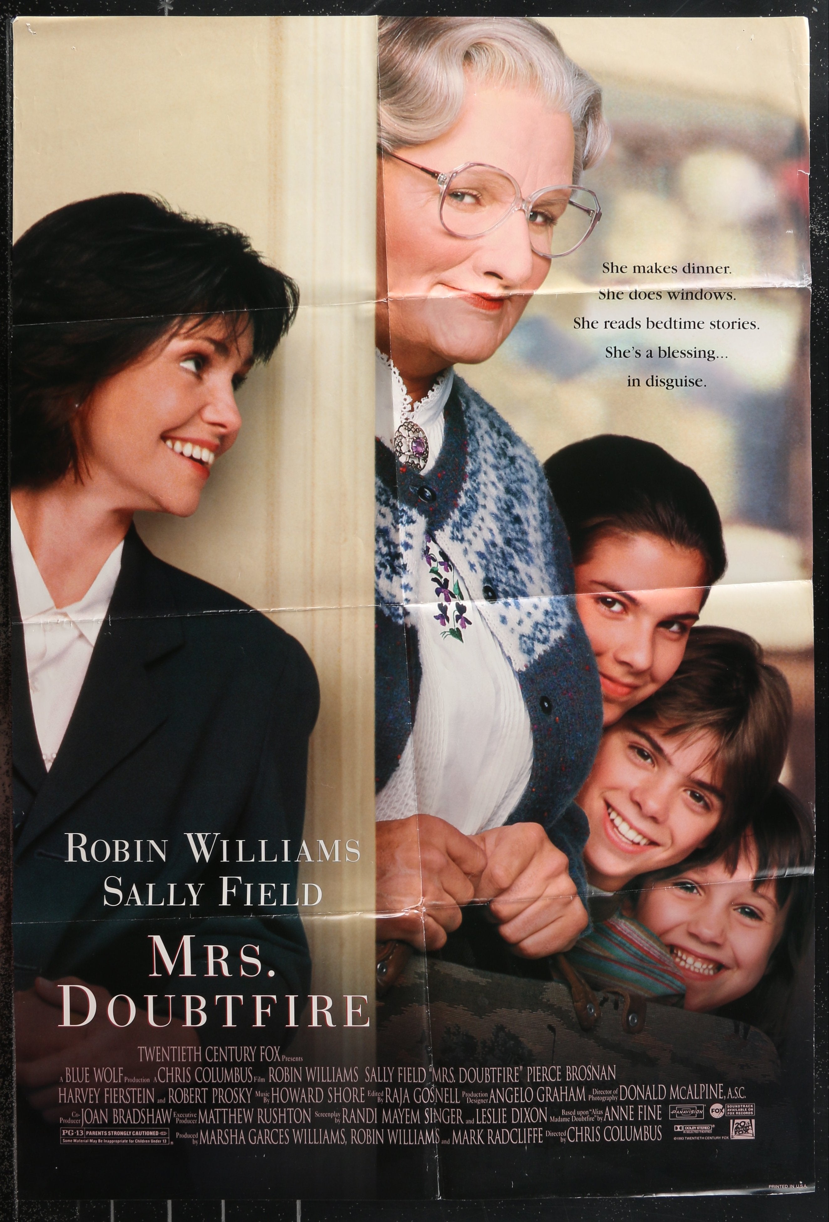 Mrs. Doubtfire (1993) Original US One Sheet Movie Poster – Steelbook Life