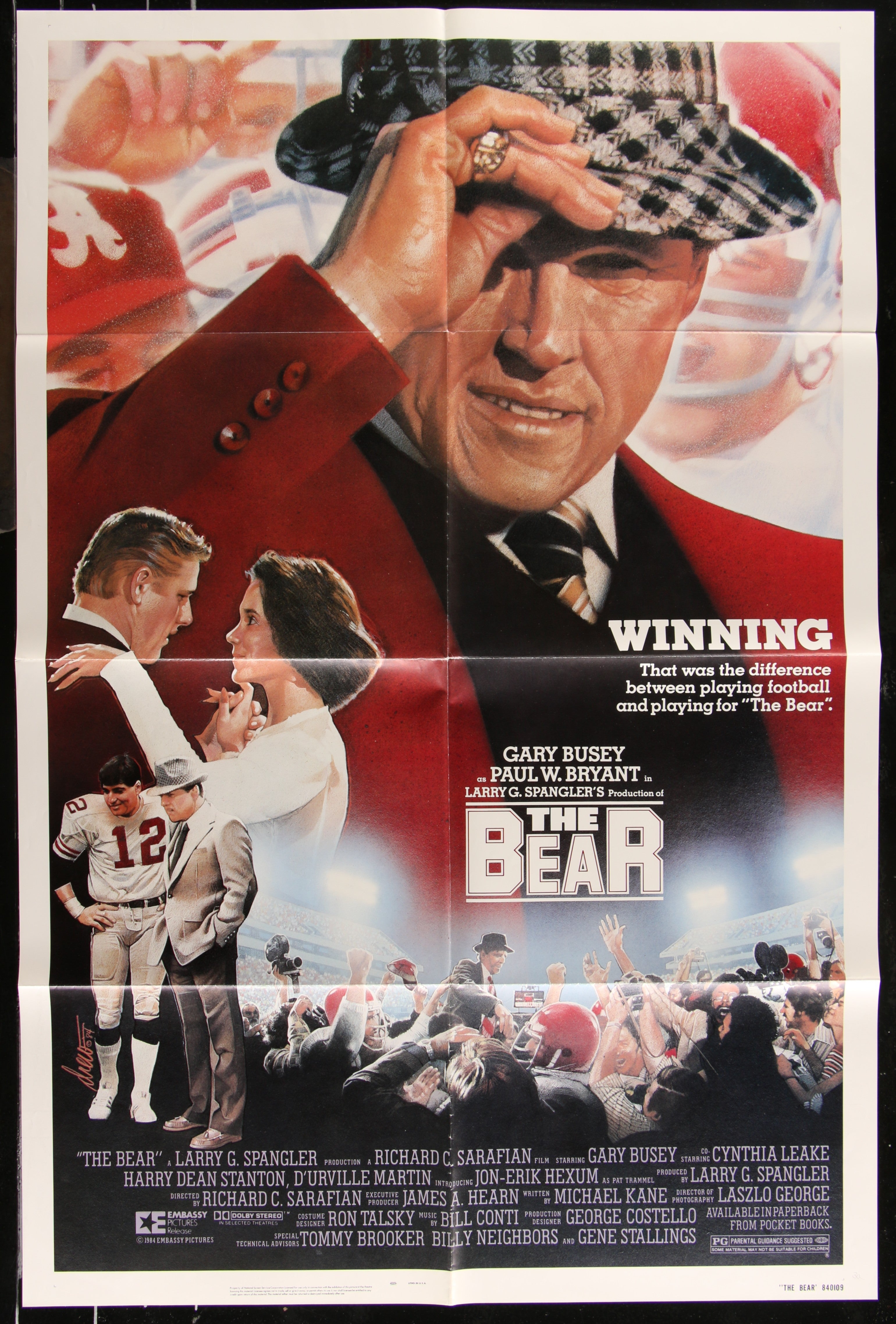 The Bear (1984) Original US One Sheet Movie Poster – Steelbook Life