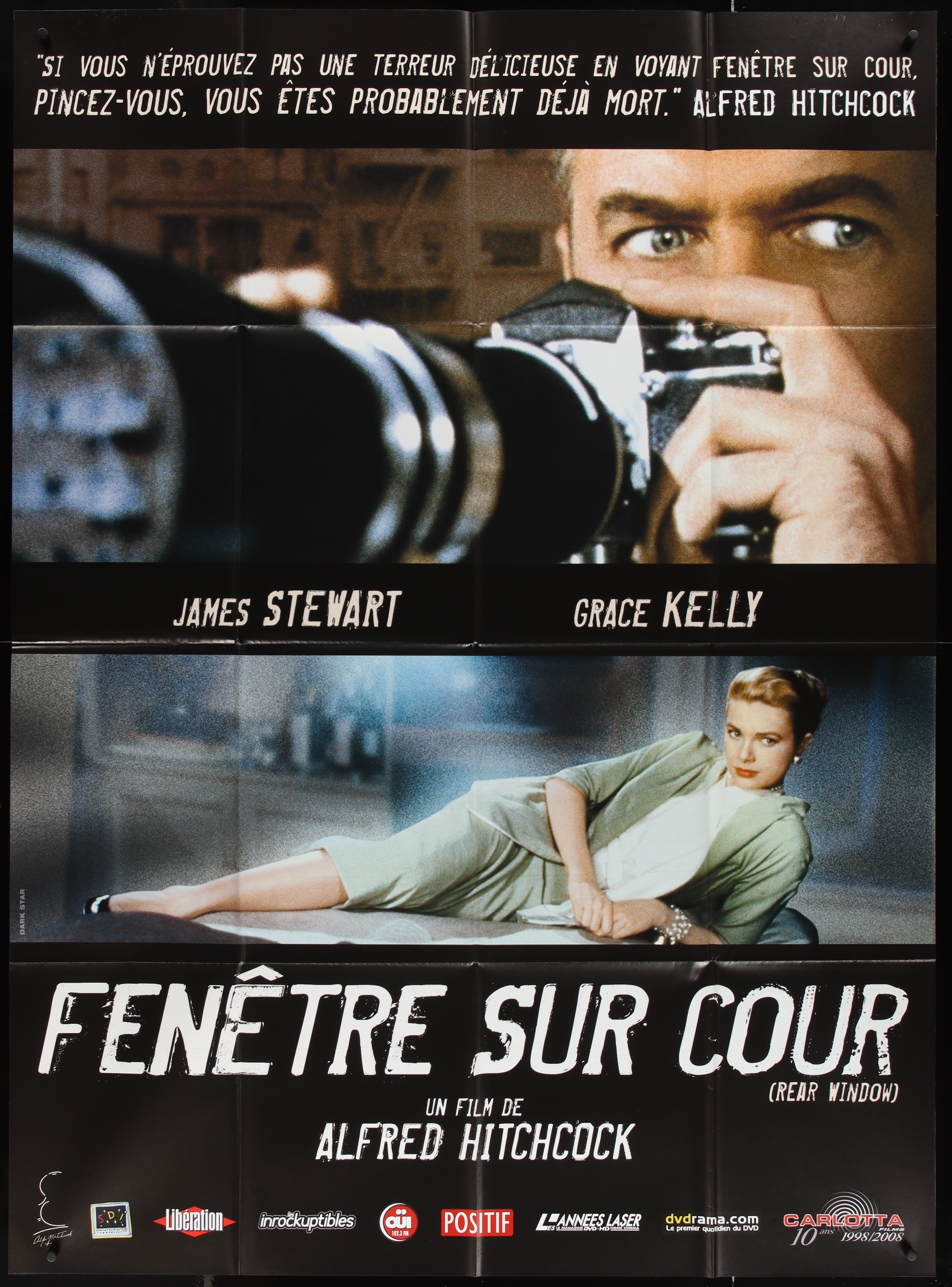 Rear Window (2008 RR) Original French One Panel Movie Poster ...