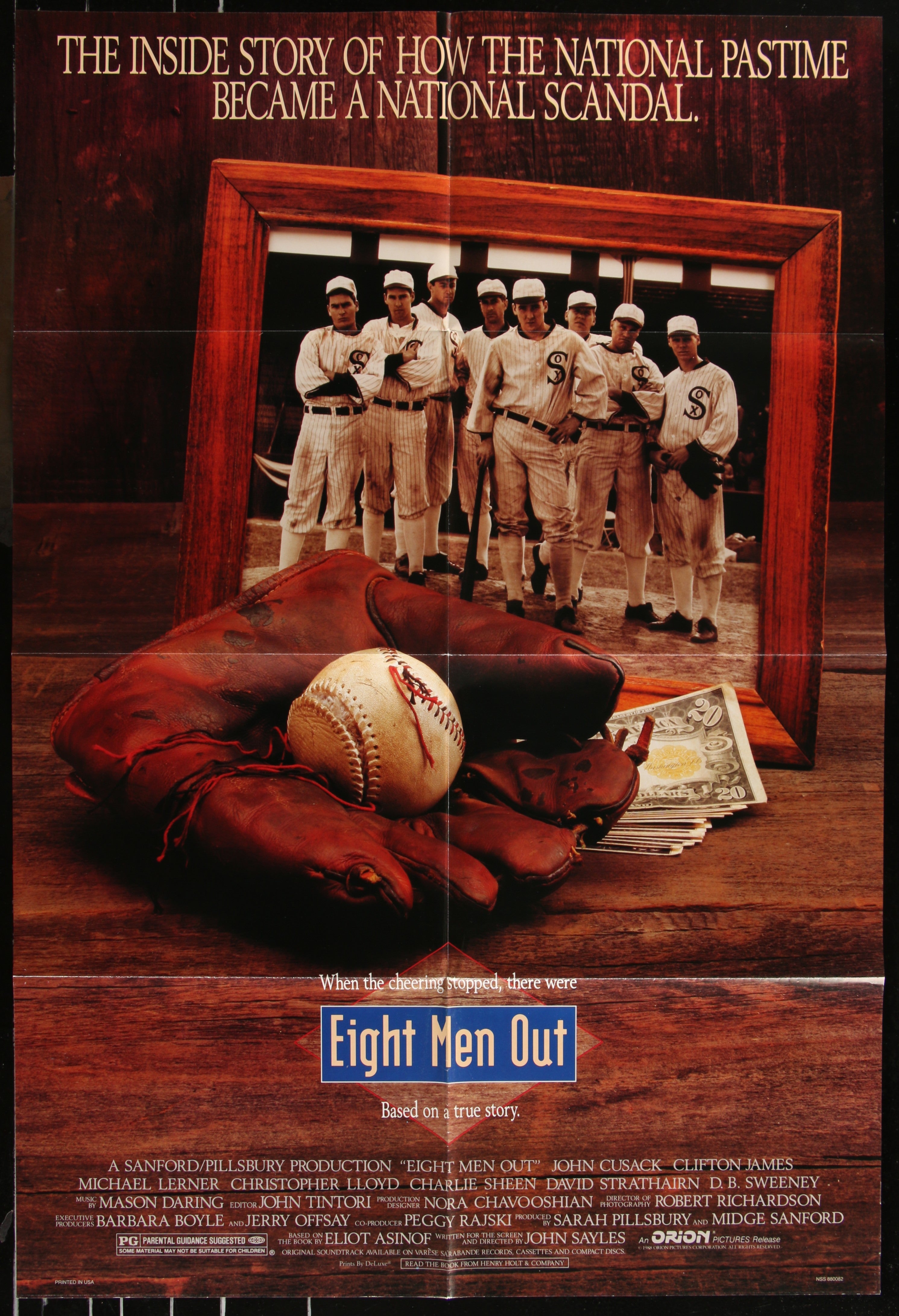 Eight Men Out (1988) Original US One Sheet Movie Poster – Steelbook Life