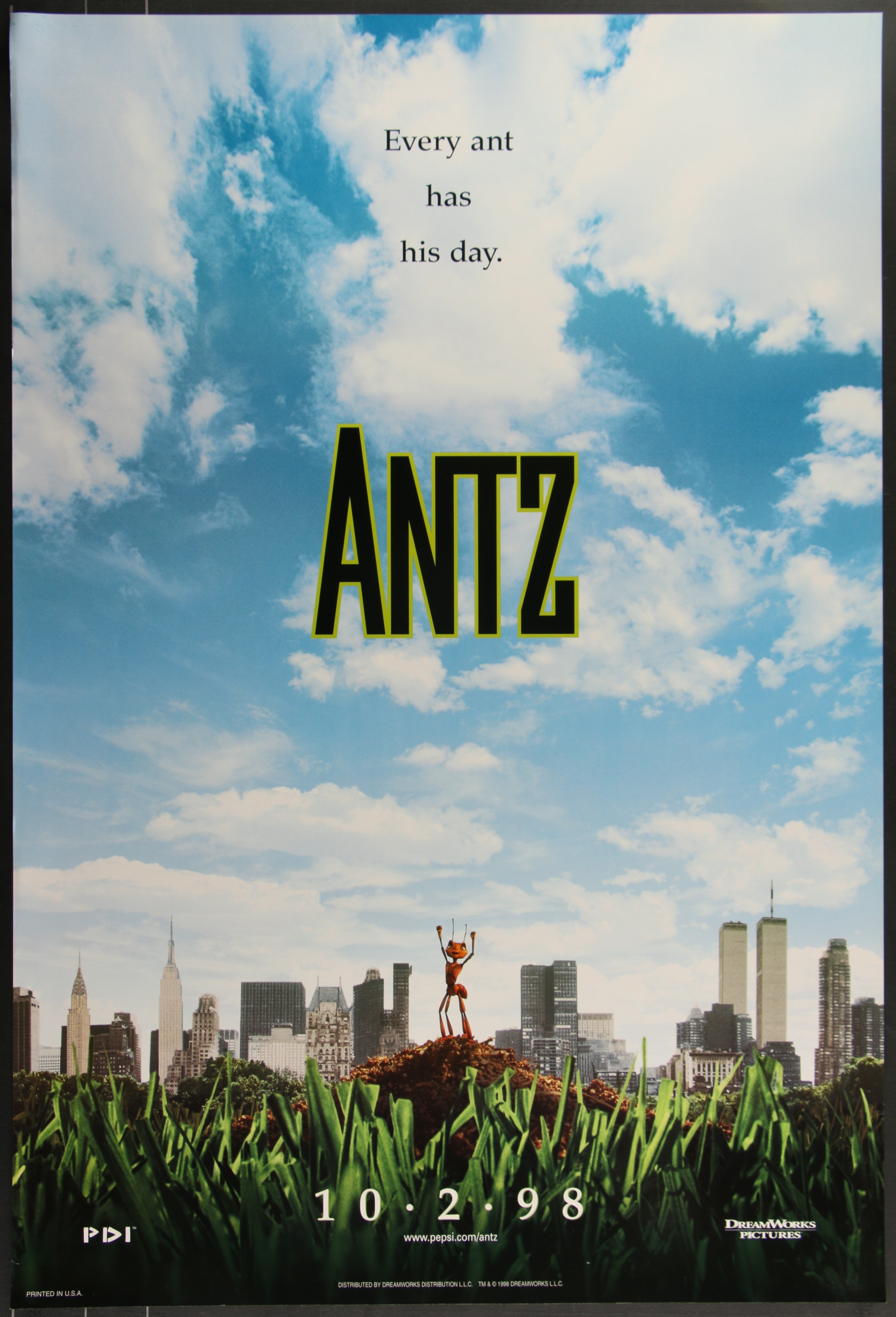 Antz (1998) Original US One Sheet Movie Poster – Steelbook Life