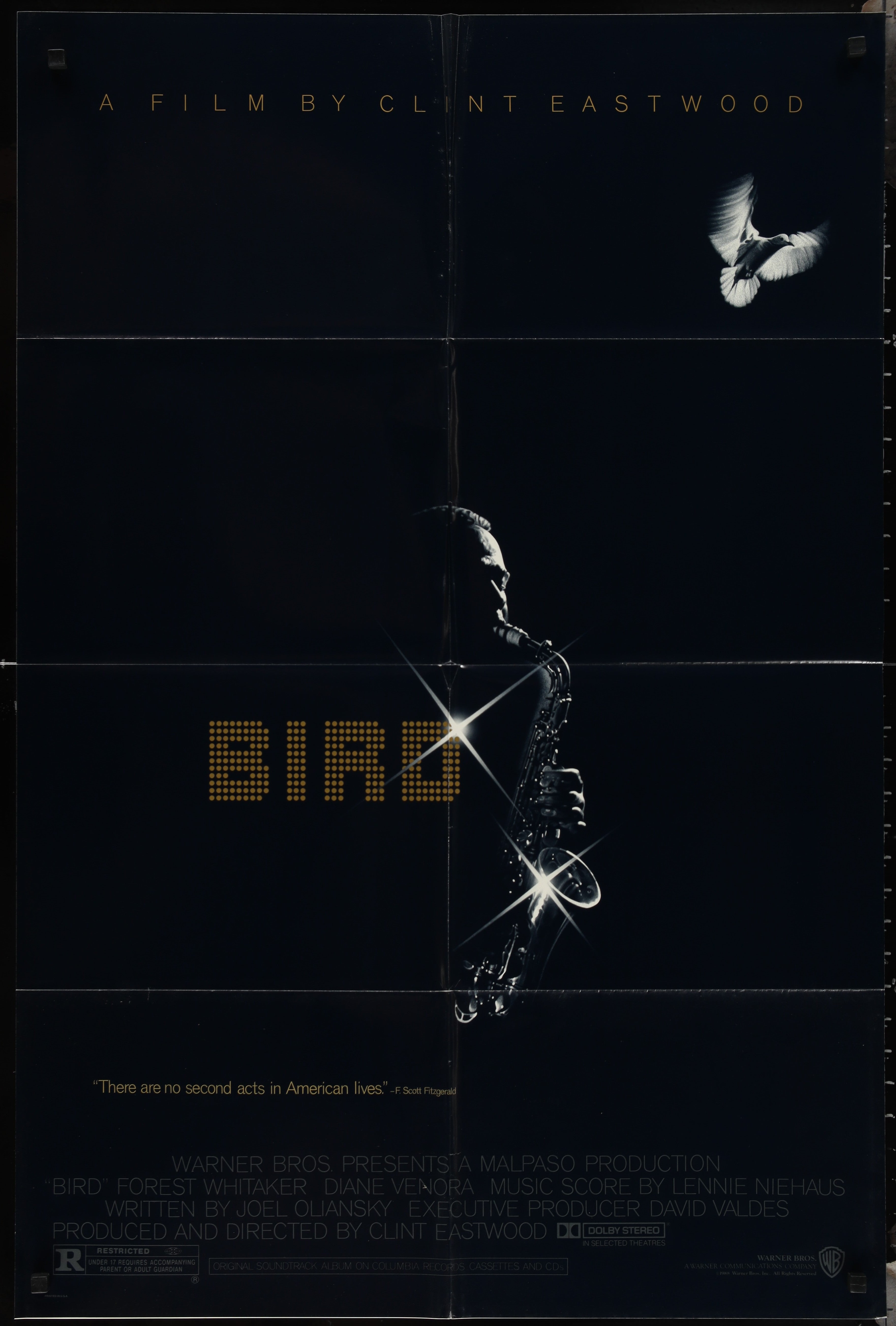 Bird (1988) Original US One Sheet Movie Poster – Steelbook Life