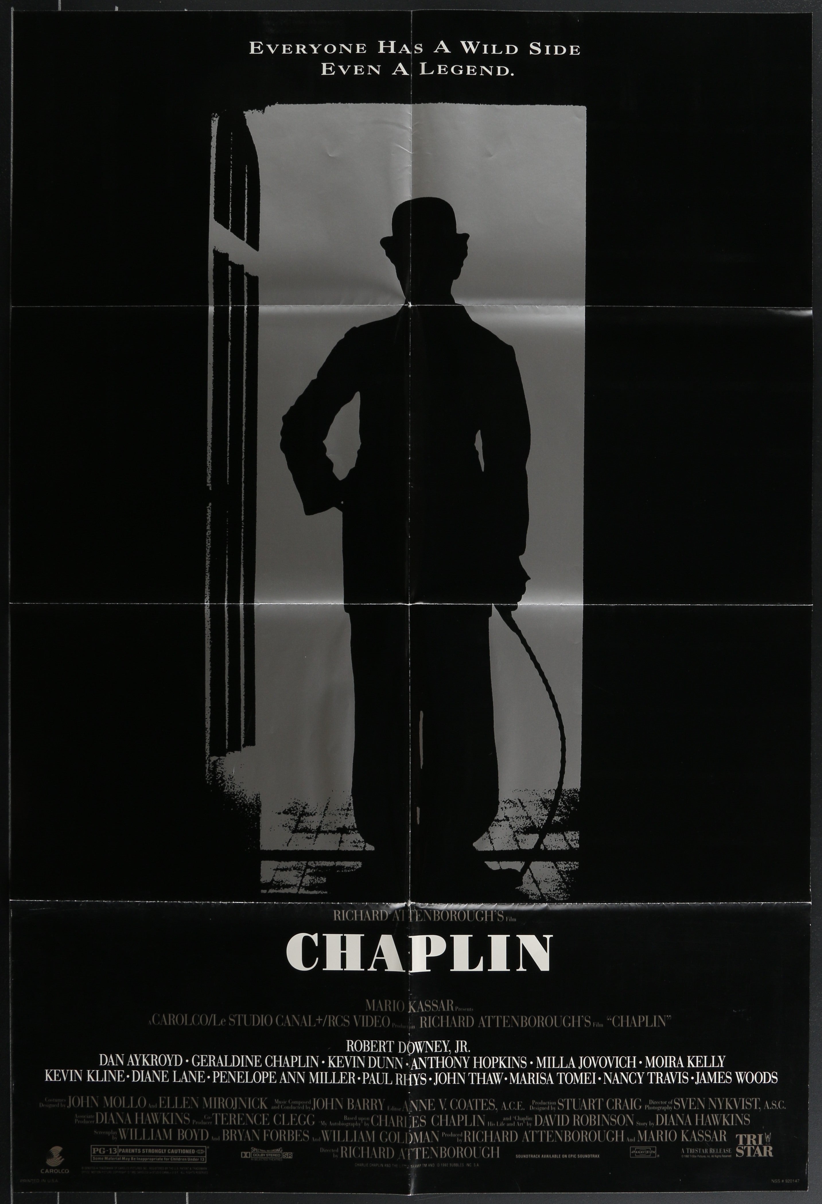 Chaplin (1992) Original US One Sheet Movie Poster – Steelbook Life