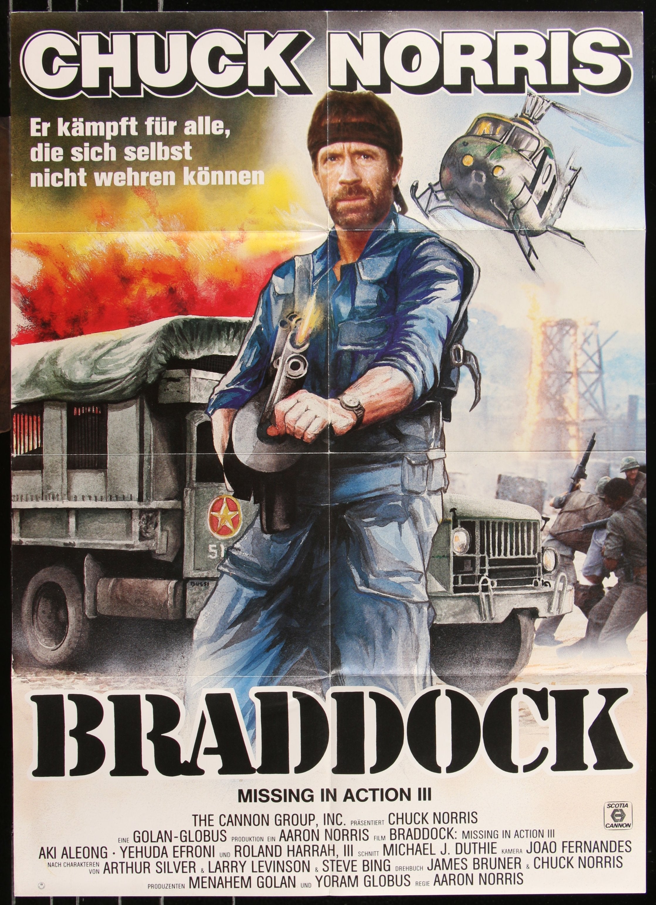Braddock: Missing In Action III (1988) Original German A1 Movie Poster ...