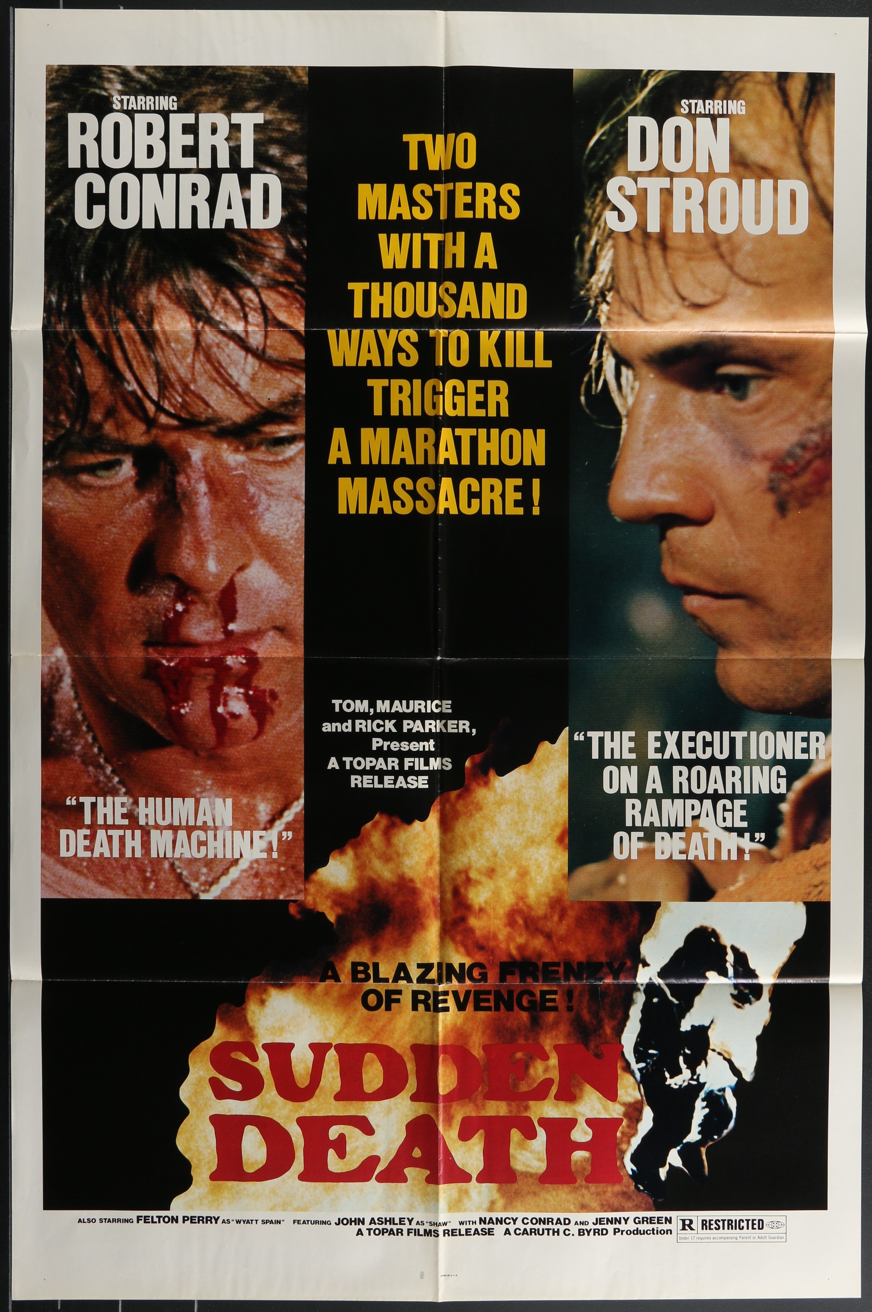 Sudden Death (1975) Original US One Sheet Movie Poster – Steelbook Life