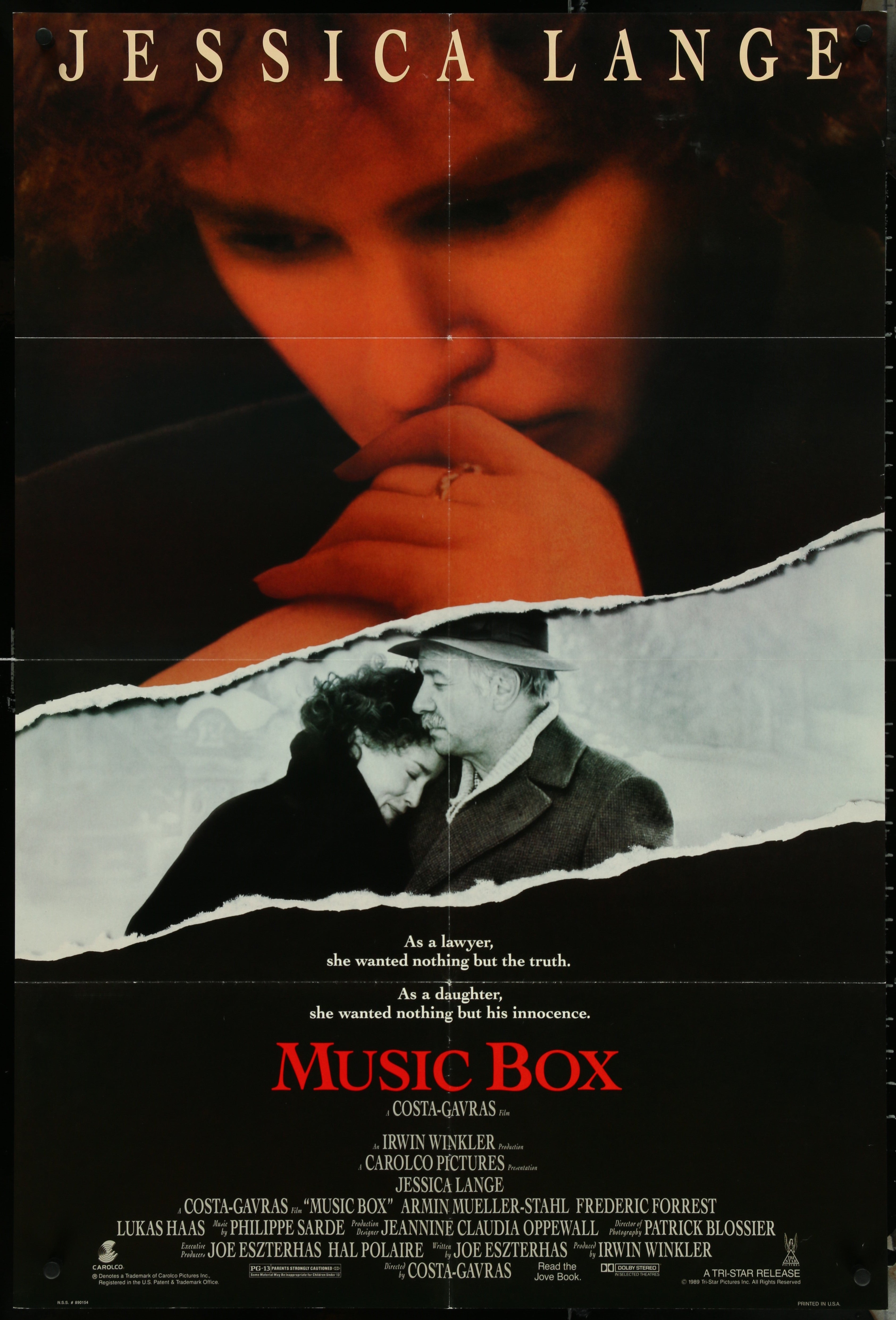 Music Box (1989) Original US One Sheet Movie Poster – Steelbook Life