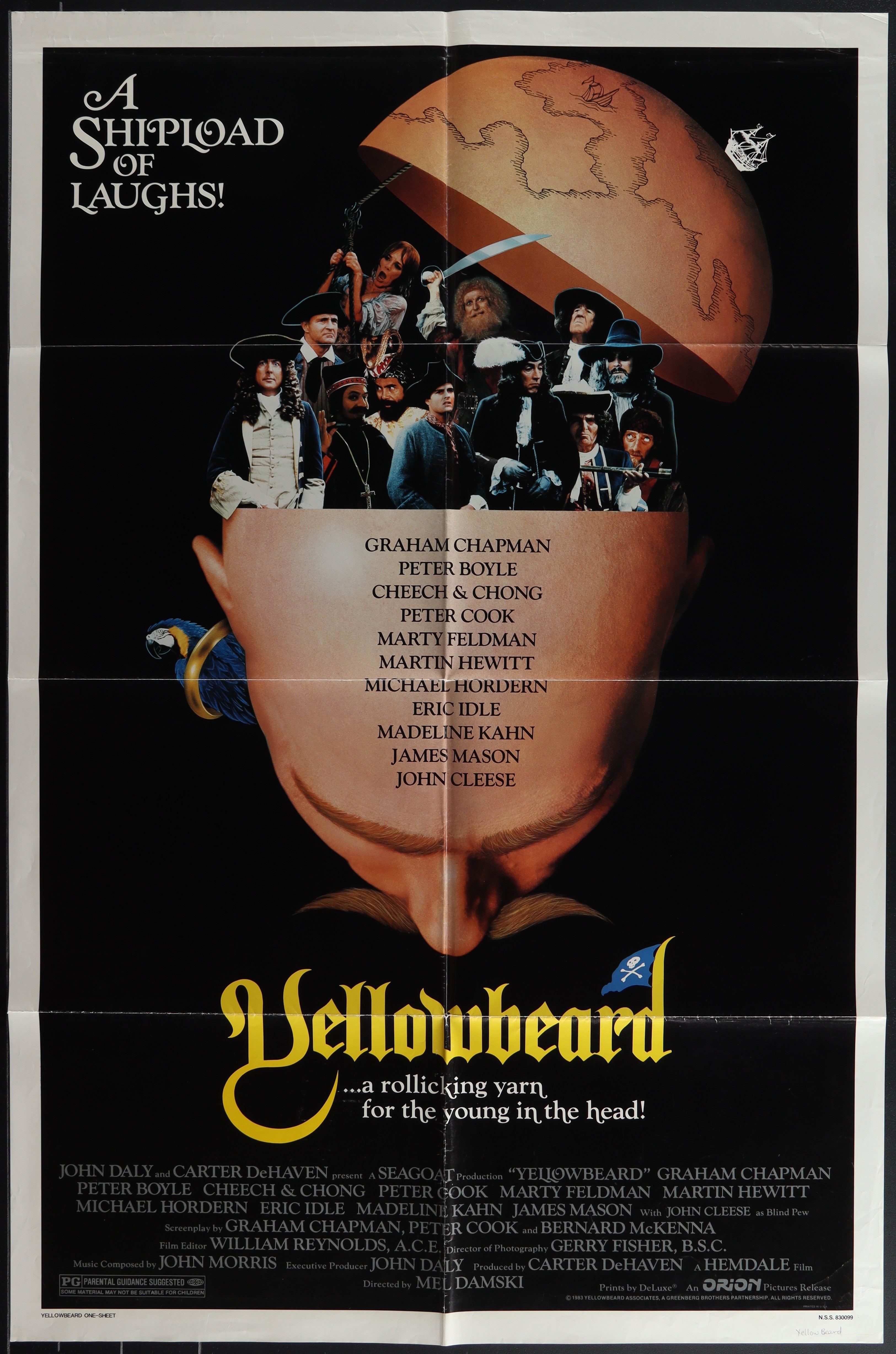 Yellowbeard (1983) Original US One Sheet Movie Poster – Steelbook Life