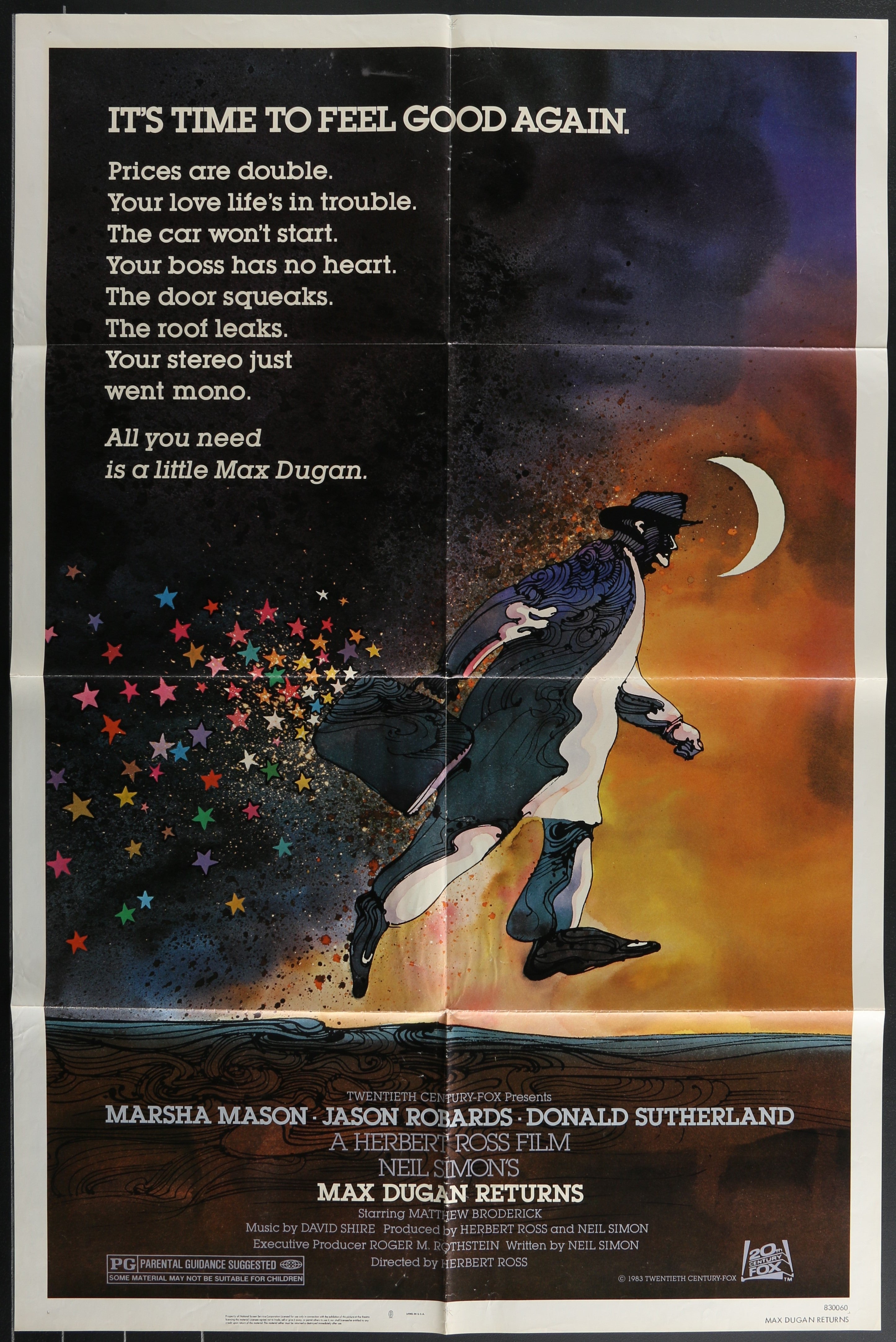 Max Dugan Returns (1983) Original US One Sheet Movie Poster – Steelbook ...
