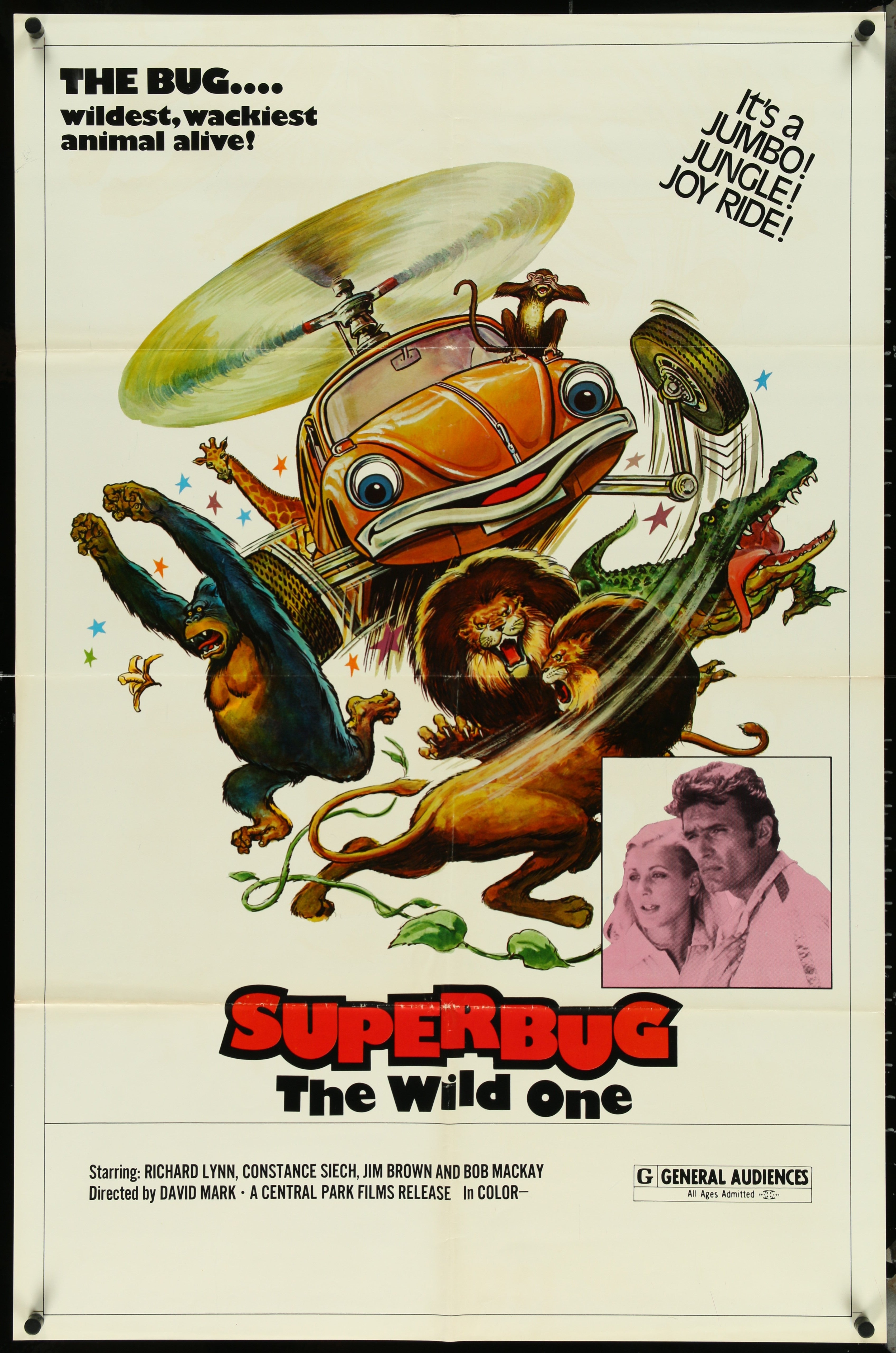 Superbug - The Wild One (1975) Original US One Sheet Movie Poster ...