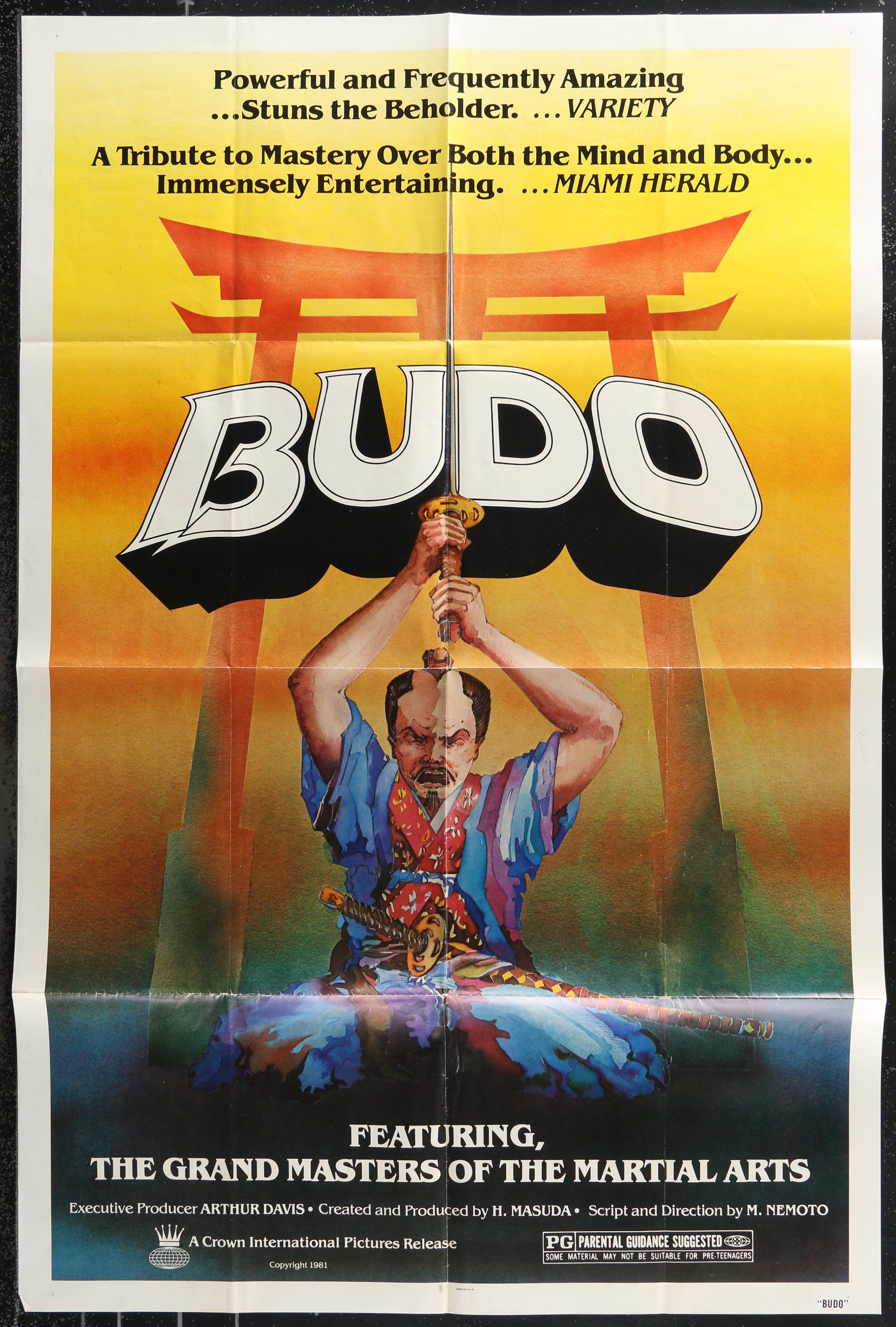 Budo (1981) Original US One Sheet Movie Poster – Steelbook Life