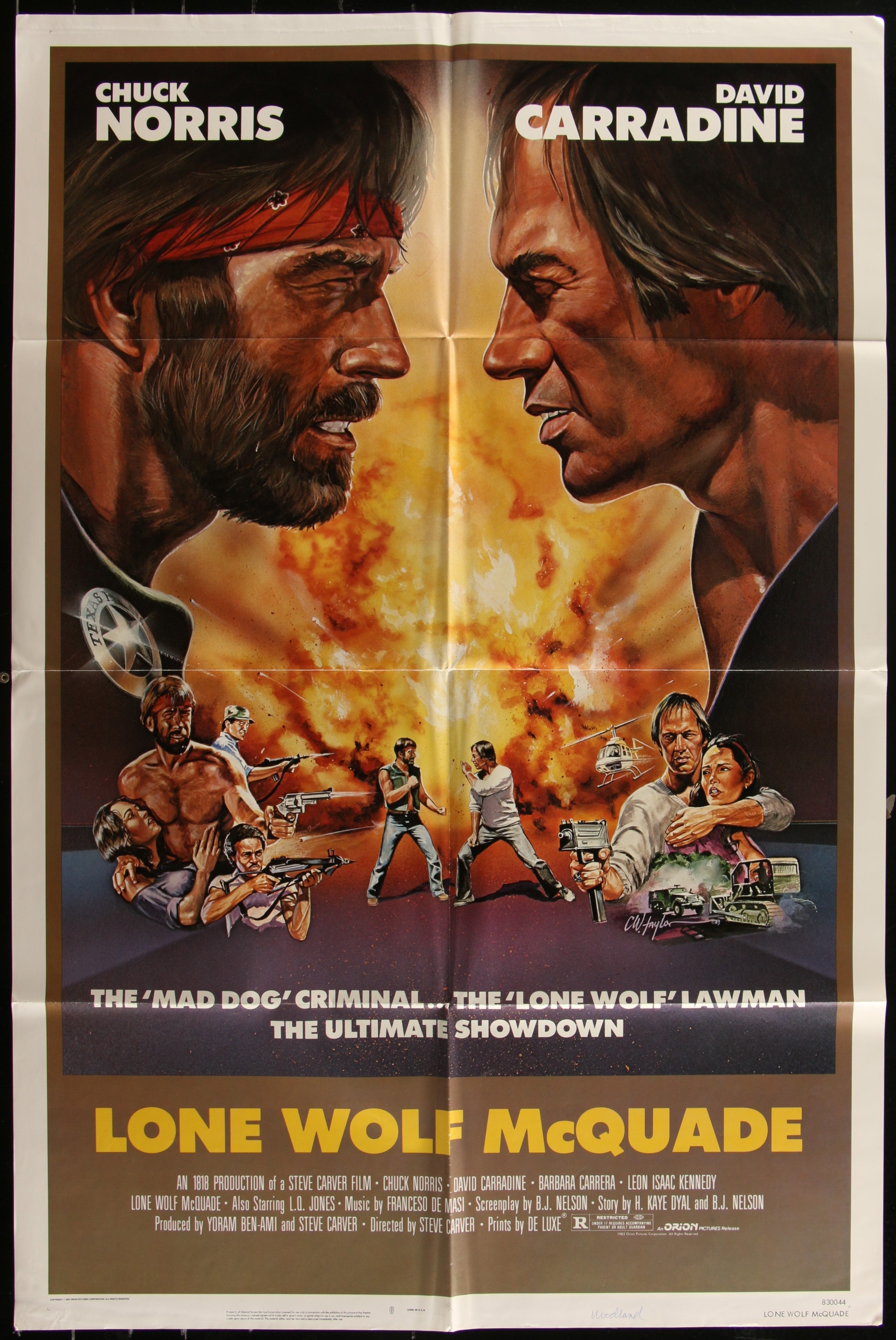 Lone Wolf McQuade (1983) Original US One Sheet Movie Poster – Steelbook ...