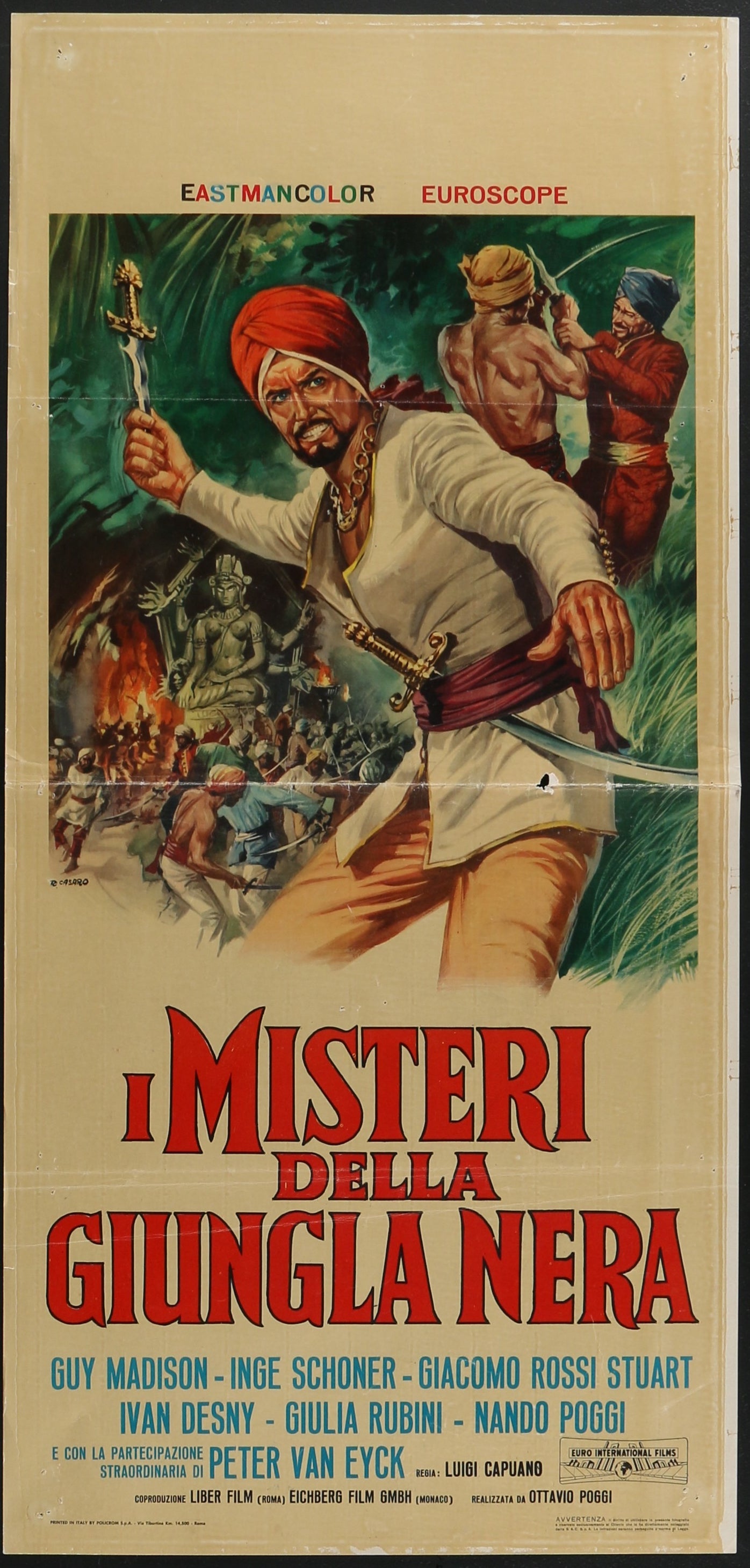I Misteri Della Giungla Nera - The Mystery Of Thug Island (1966) Origi ...