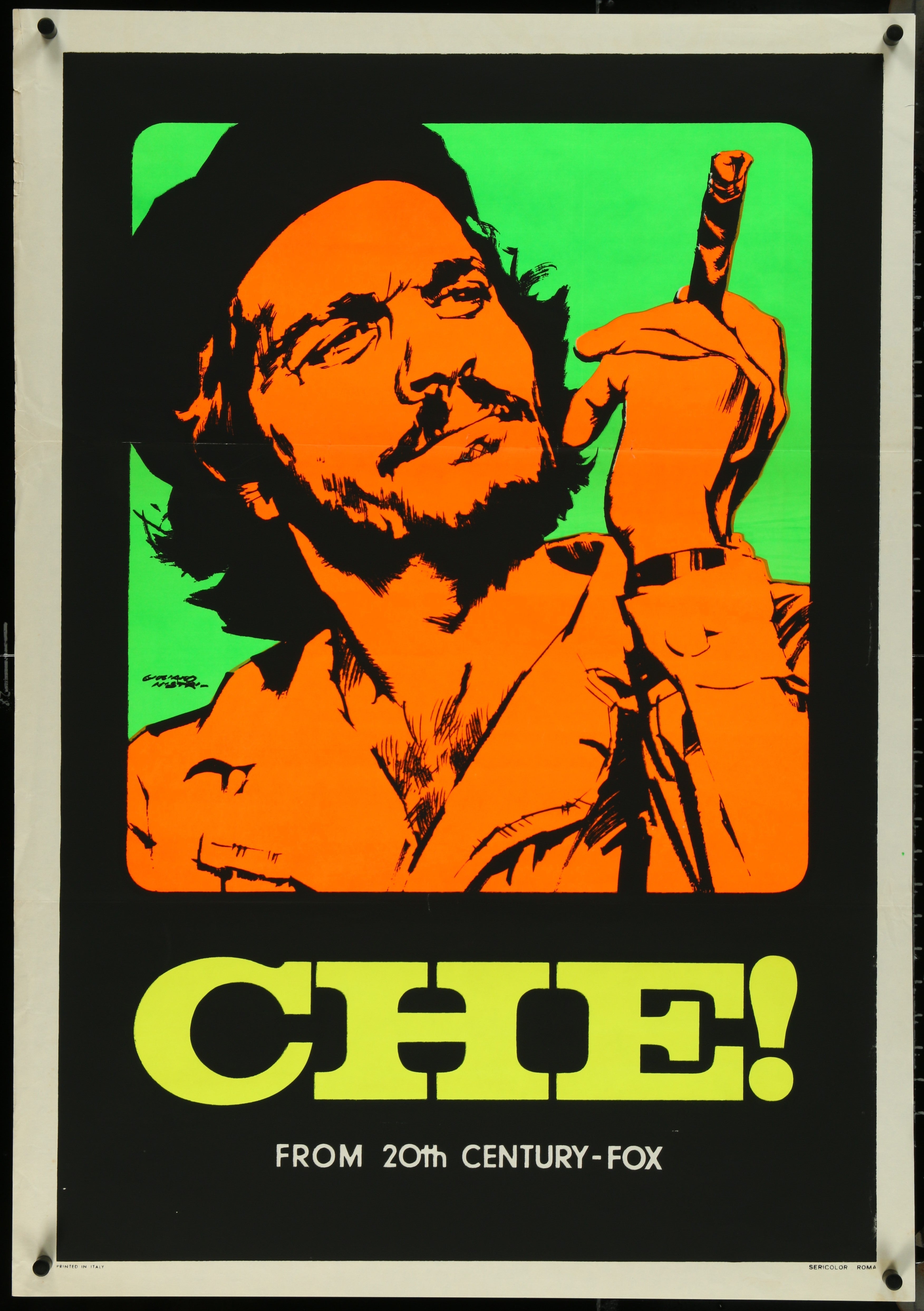 Che! (1969) Original Italian One Sheet Movie Poster – Steelbook Life